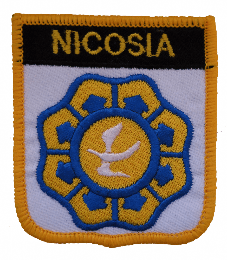 Nicosia Cyprus Shield Embroidered Patch