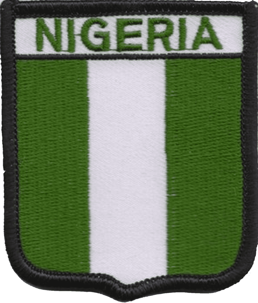 Nigeria Embroidered Patch a285
