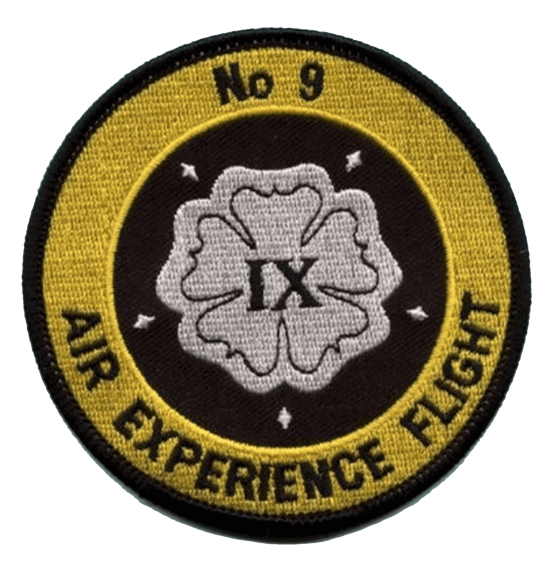 No 9 Air Experience Flight Royal Air Force RAF Crest Embroidered Patch