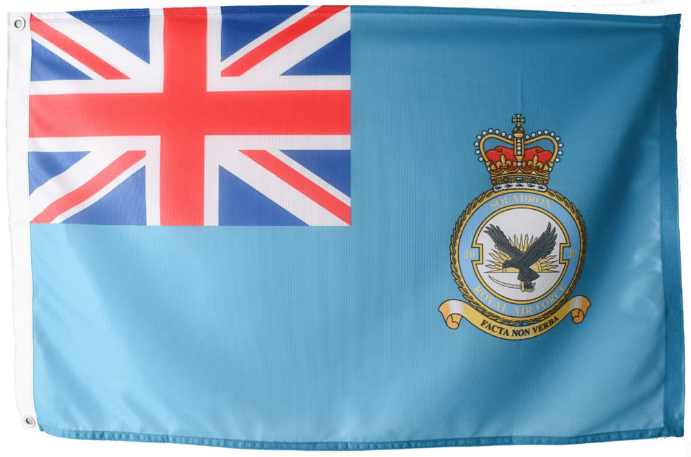 No 20 Squadron Royal Air Force RAF Ensign Flag with Eyelets