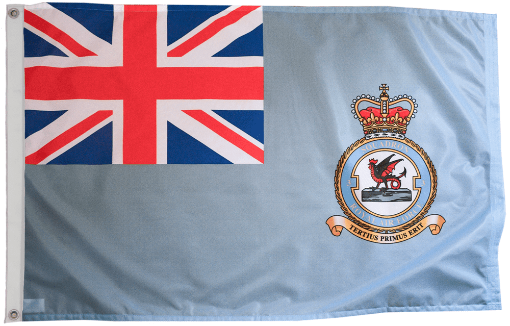 No 3 Squadron Royal Air Force RAF Ensign Flag with Eyelets
