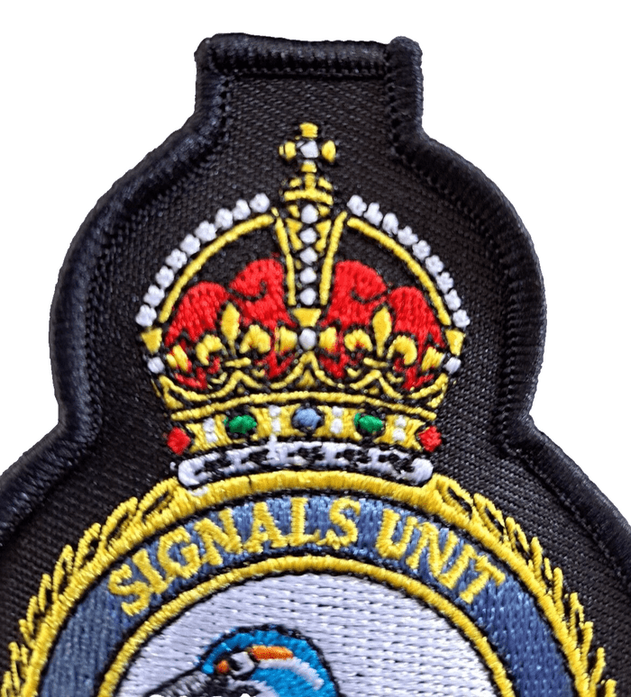 No 591 Signals Unit RAF Royal Air Force Crest MOD Embroidered Patch ...
