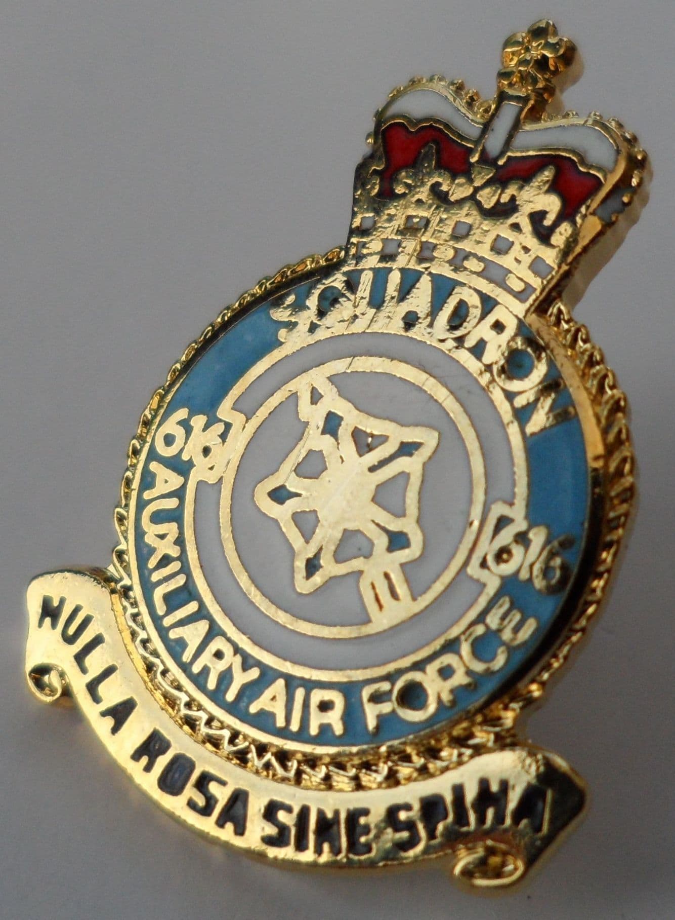 No 616 Squadron Royal Air Force RAF Pin Badge - MOD Approved e1372