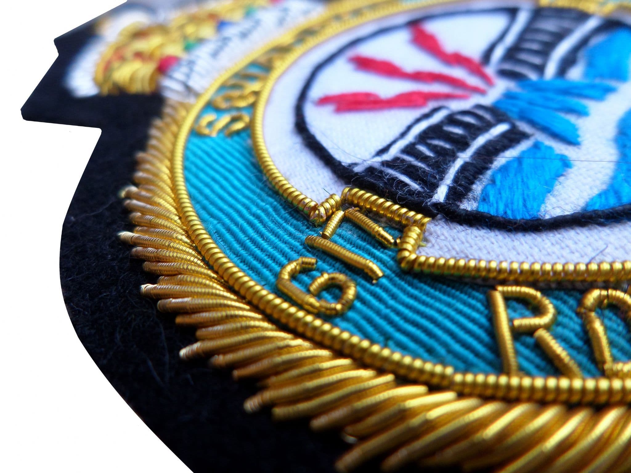 No 617 Squadron Royal Air Force RAF GOLD WIRED Blazer Embroidered Badge