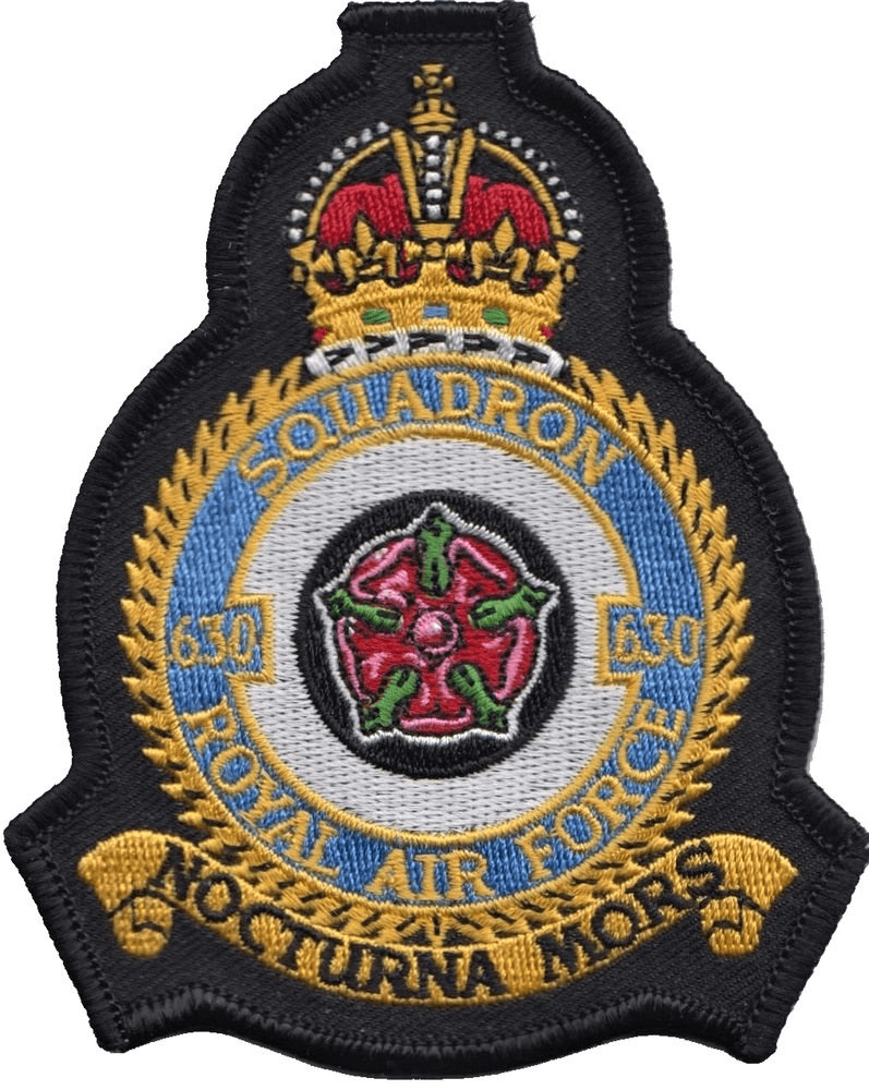 No 630 Squadron Royal Air Force RAF Crest MOD Embroidered Patch