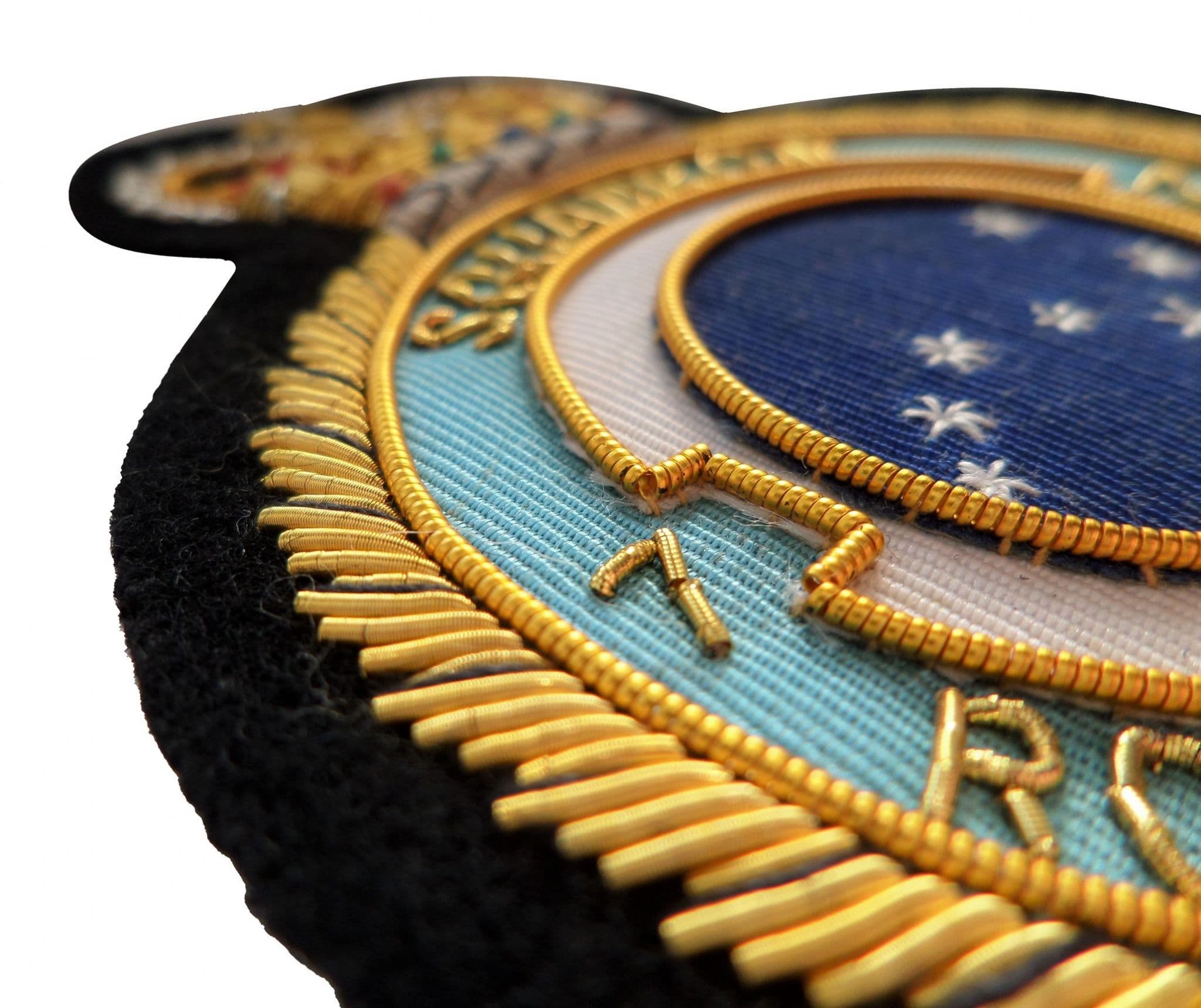 No 7 Squadron Royal Air Force RAF GOLD WIRED Blazer Embroidered Badge