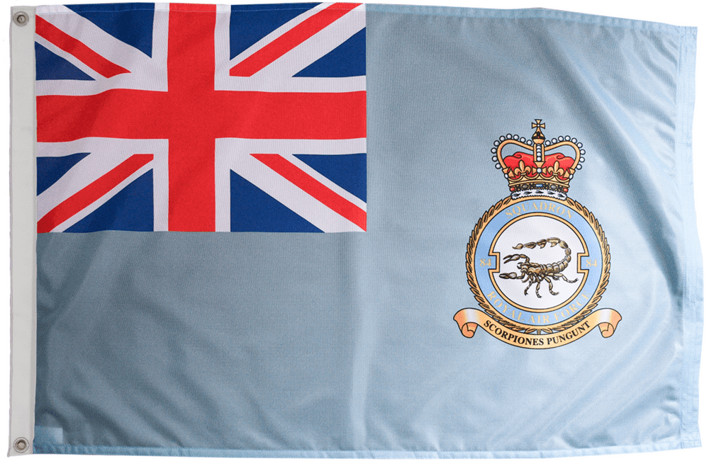 No 84 Squadron Royal Air Force RAF Ensign Flag with Eyelets