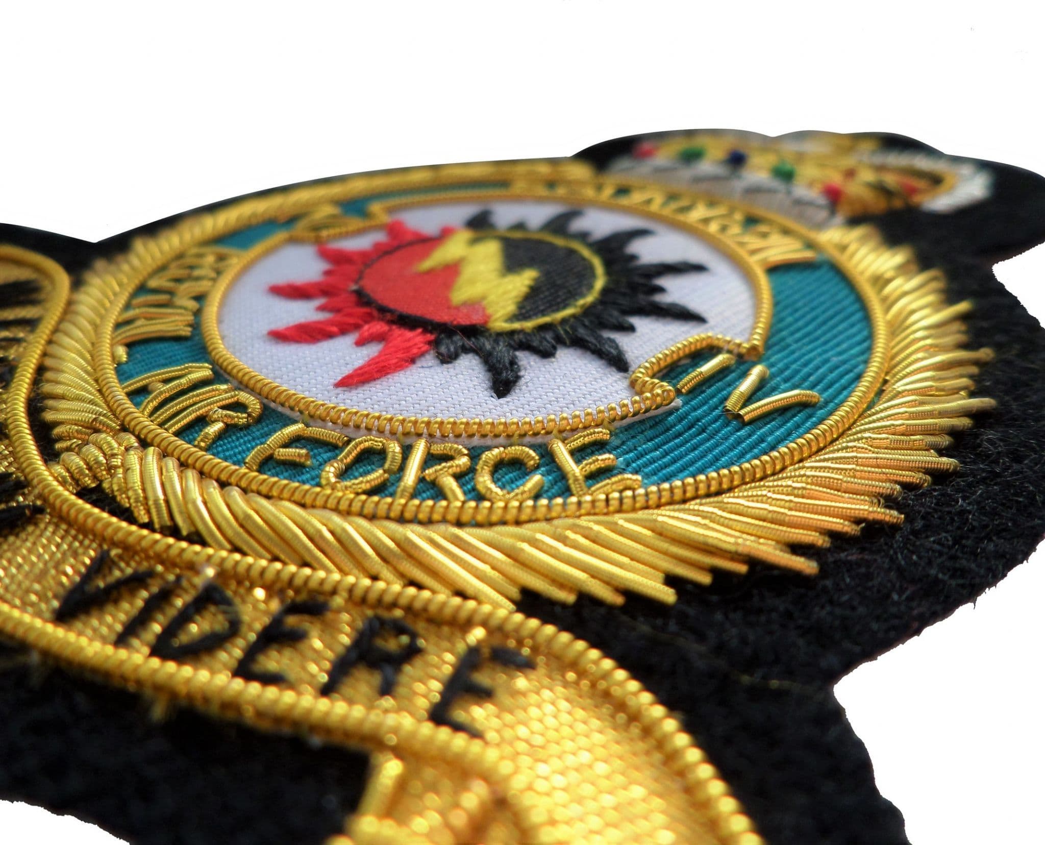 No IV 4 R Squadron Royal Air Force RAF GOLD WIRED Blazer Embroidered Badge