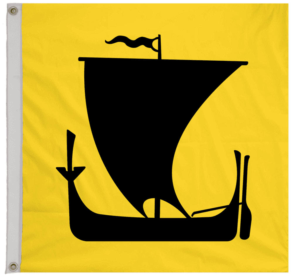 Nordland County Norway Flag with Eyelets