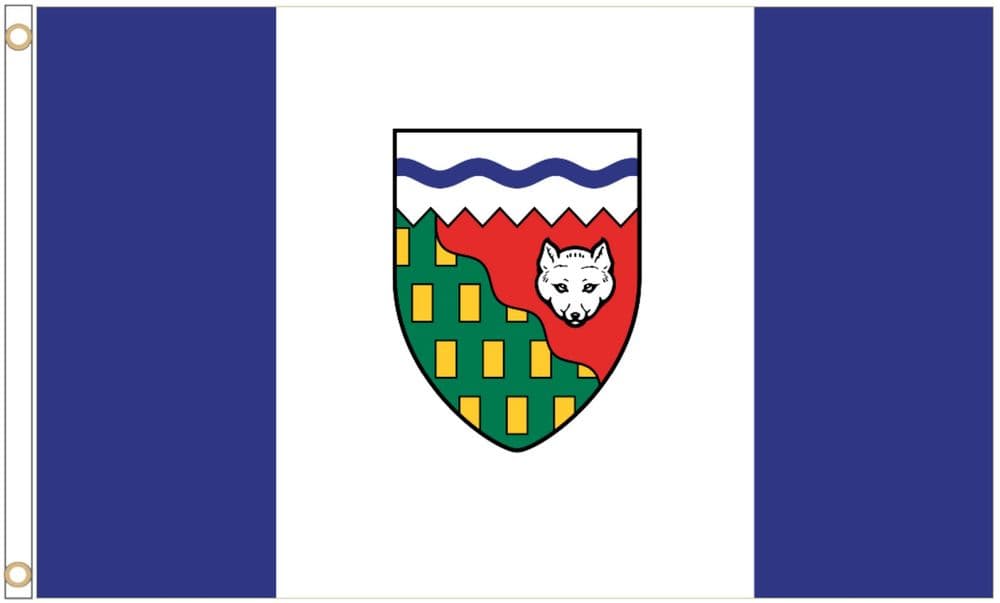 Northwest Territories Canada Polyester 5 x3 Flag