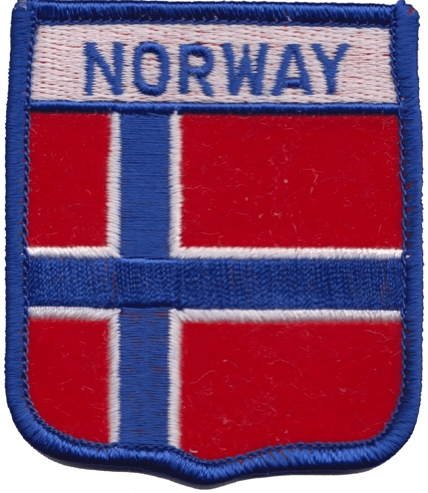 Norway Embroidered Patch a109
