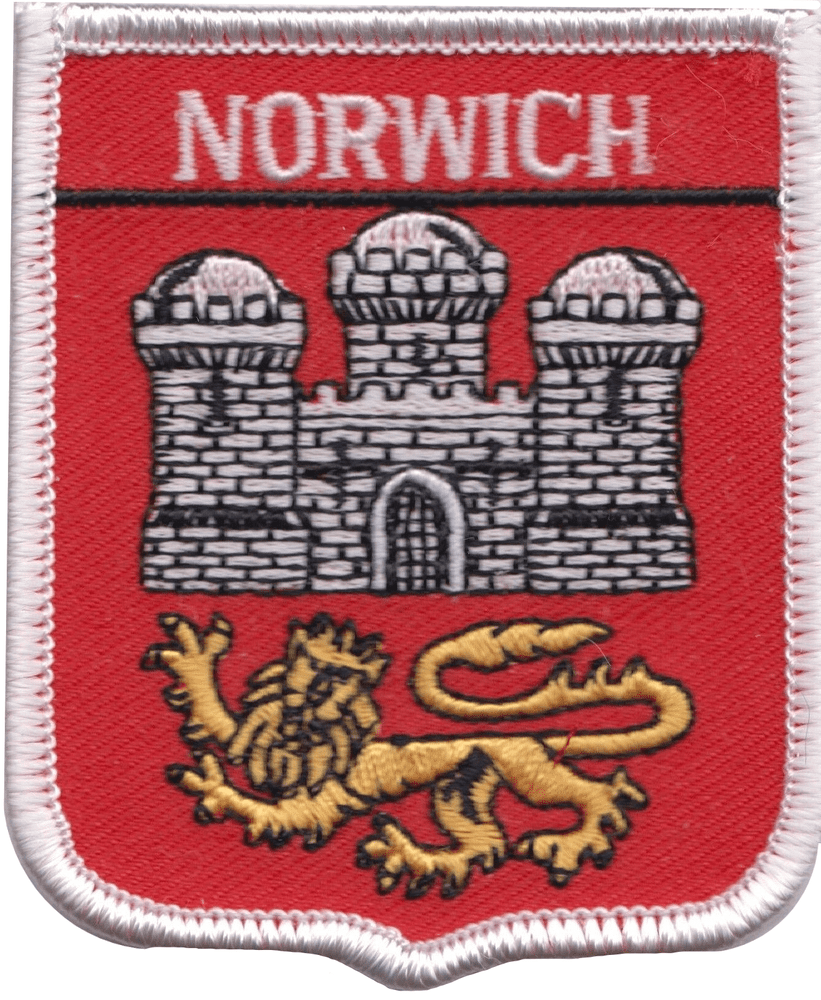 Norwich Embroidered Badge a321