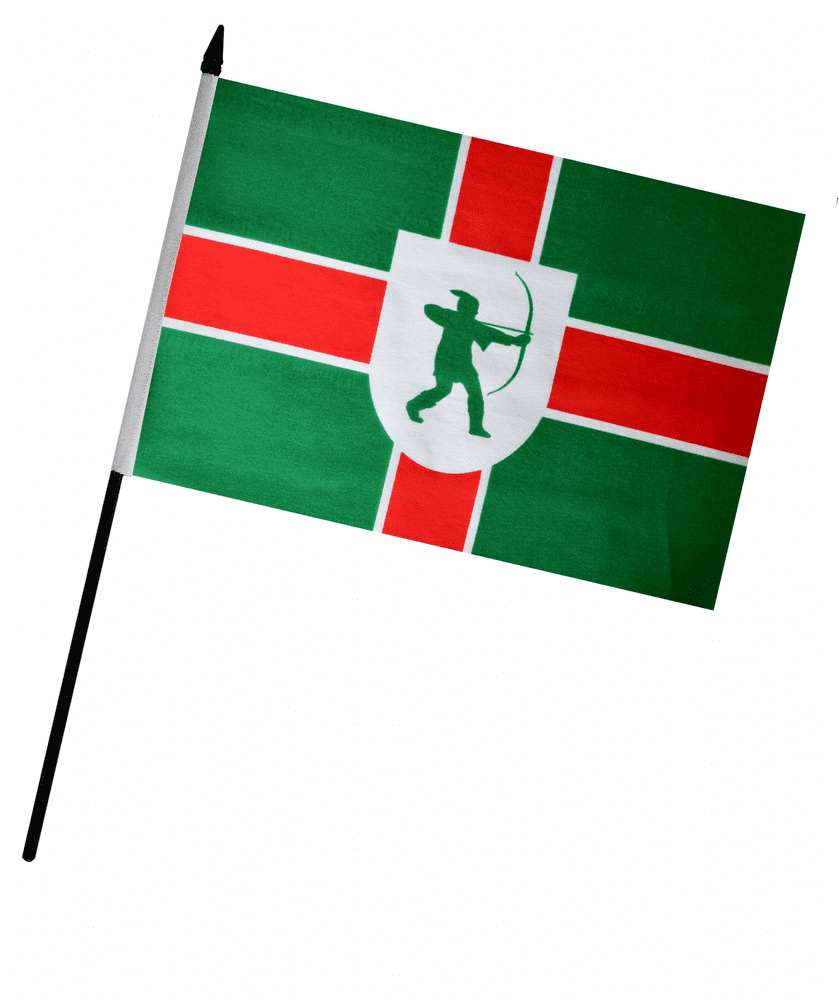 Nottinghamshire County Medium Hand Flag