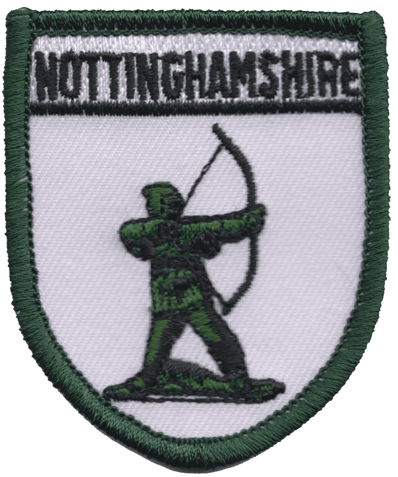 Nottinghamshire Robin Hood Embroidered Badge a063K