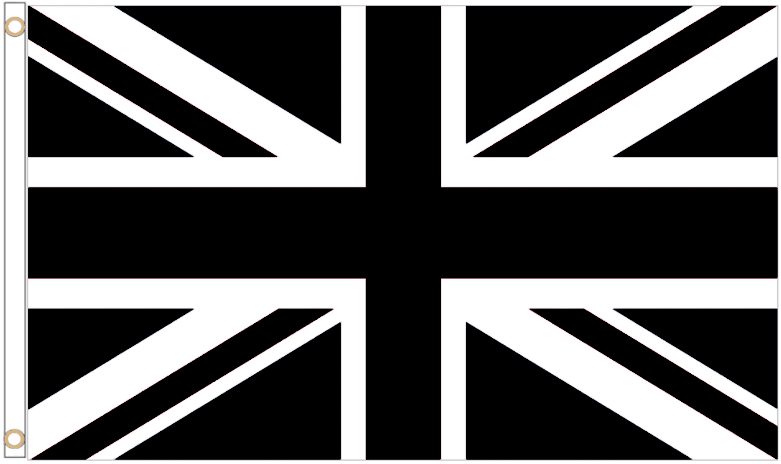Notts County Black and White Union Flag
