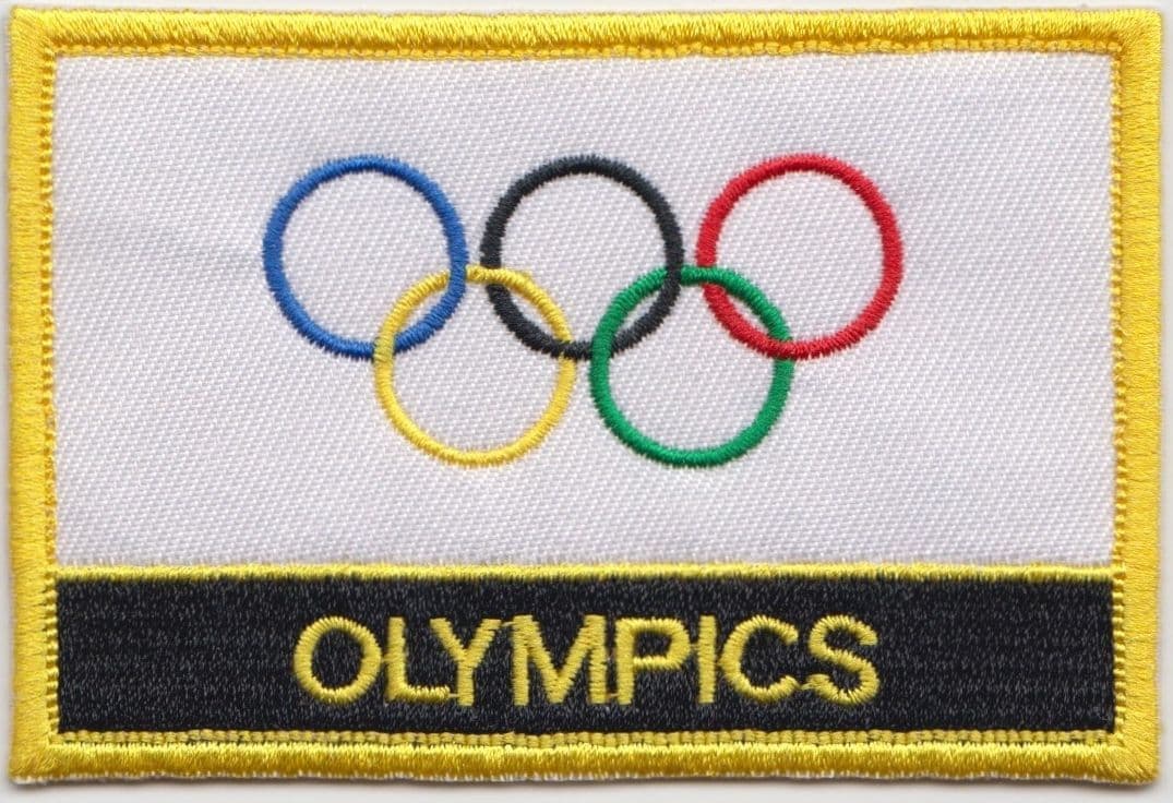 Olympic Games IOC Embroidered Rectangular Patch