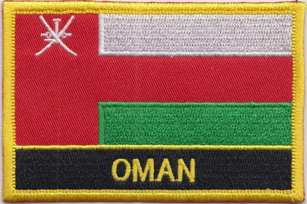 Oman Embroidered Rectangular Patch