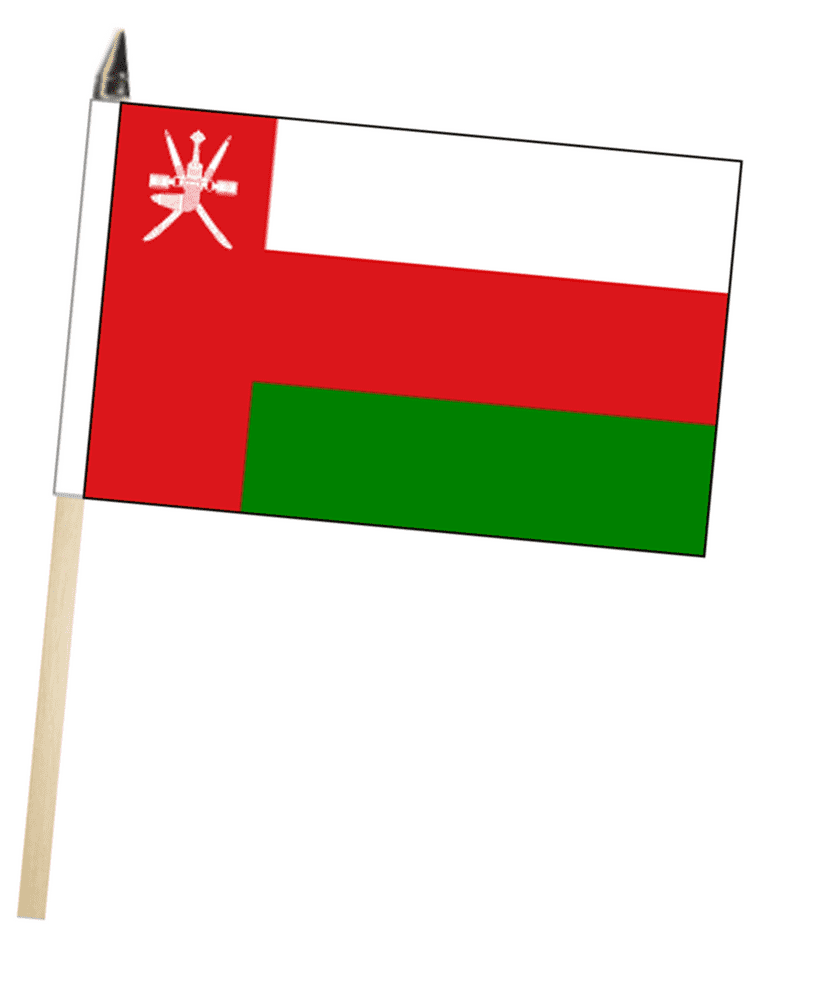 Oman Large Hand Waving Flag
