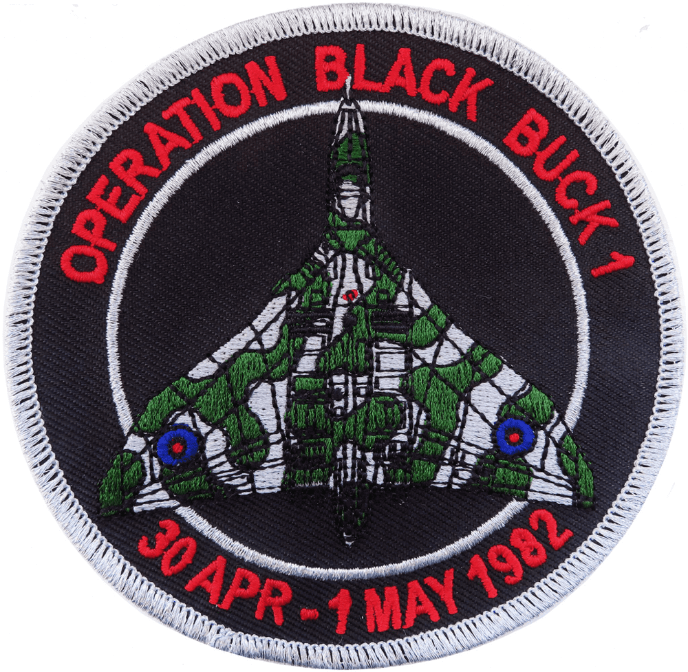 Operation Black Buck 1 40th Anniversary Falklands War RAF Embroidered Patch