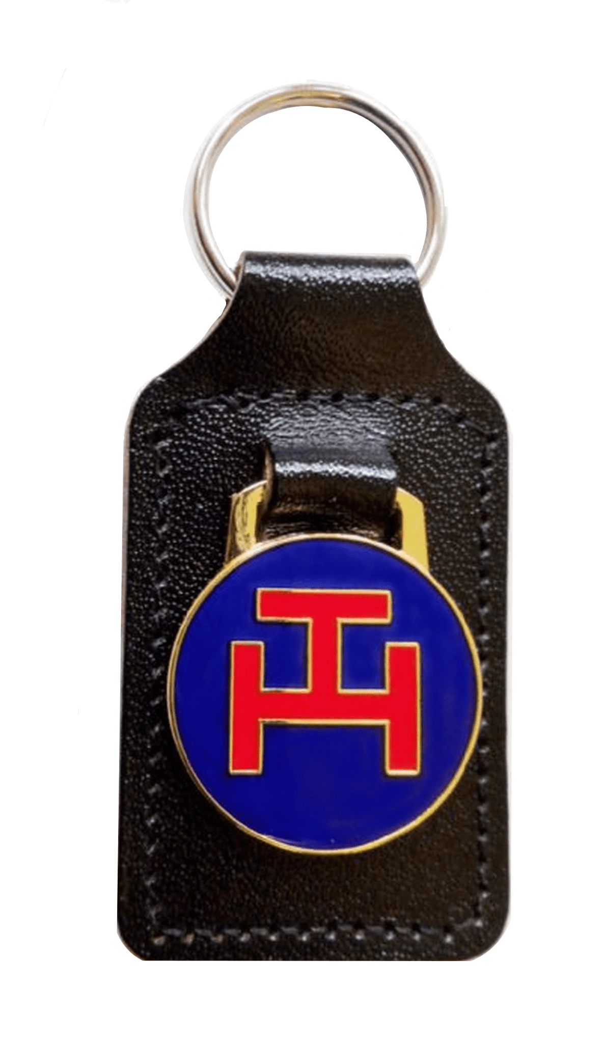 Order of the Holy Royal Arch Triple Tau Black Leather Masonic Key Fob ...