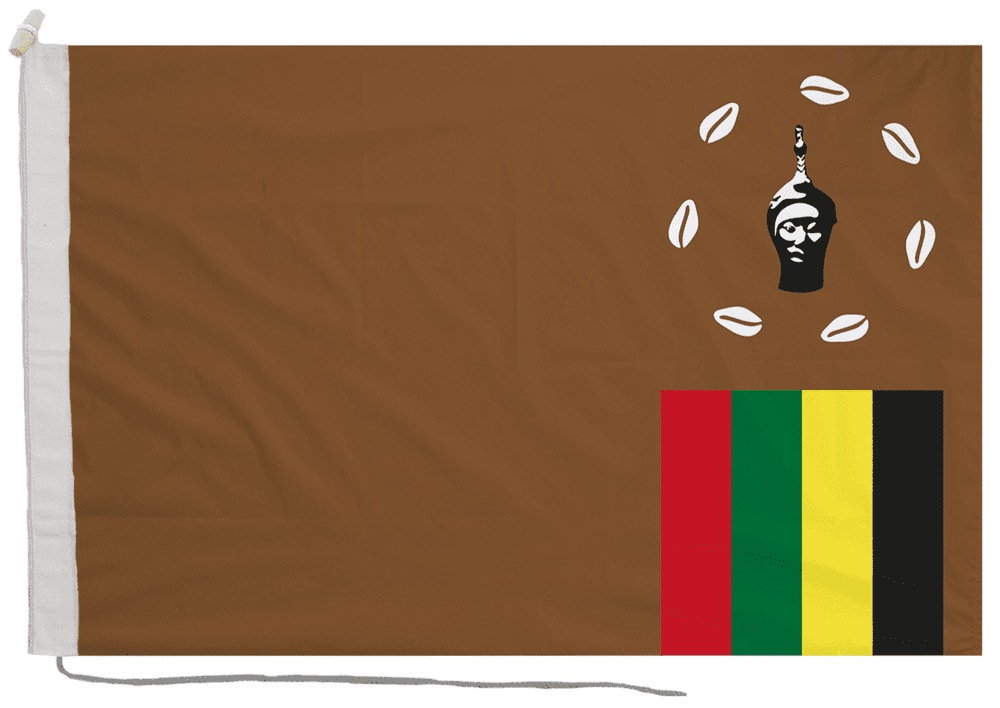 Osun State Nigeria Flag with Rope & Toggle