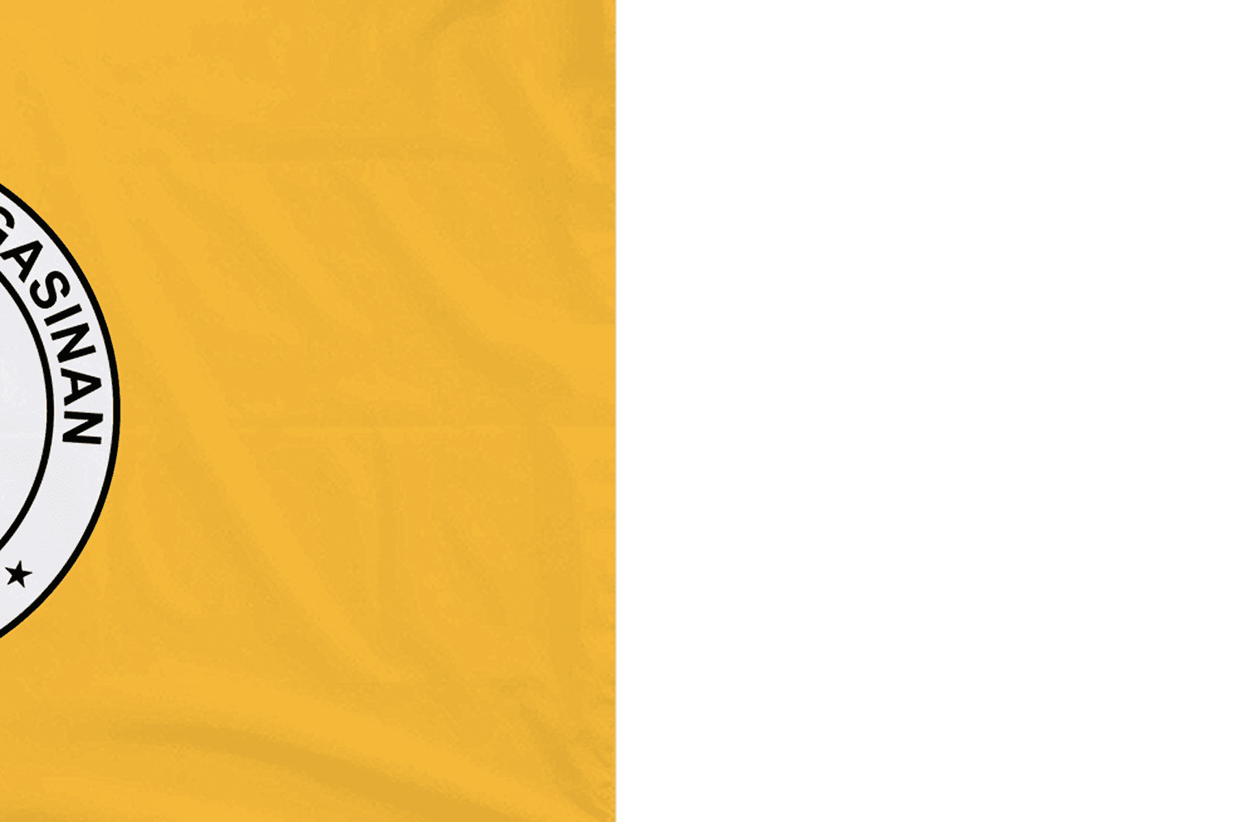 Pangasinan Province Philippines Flag with Eyelets