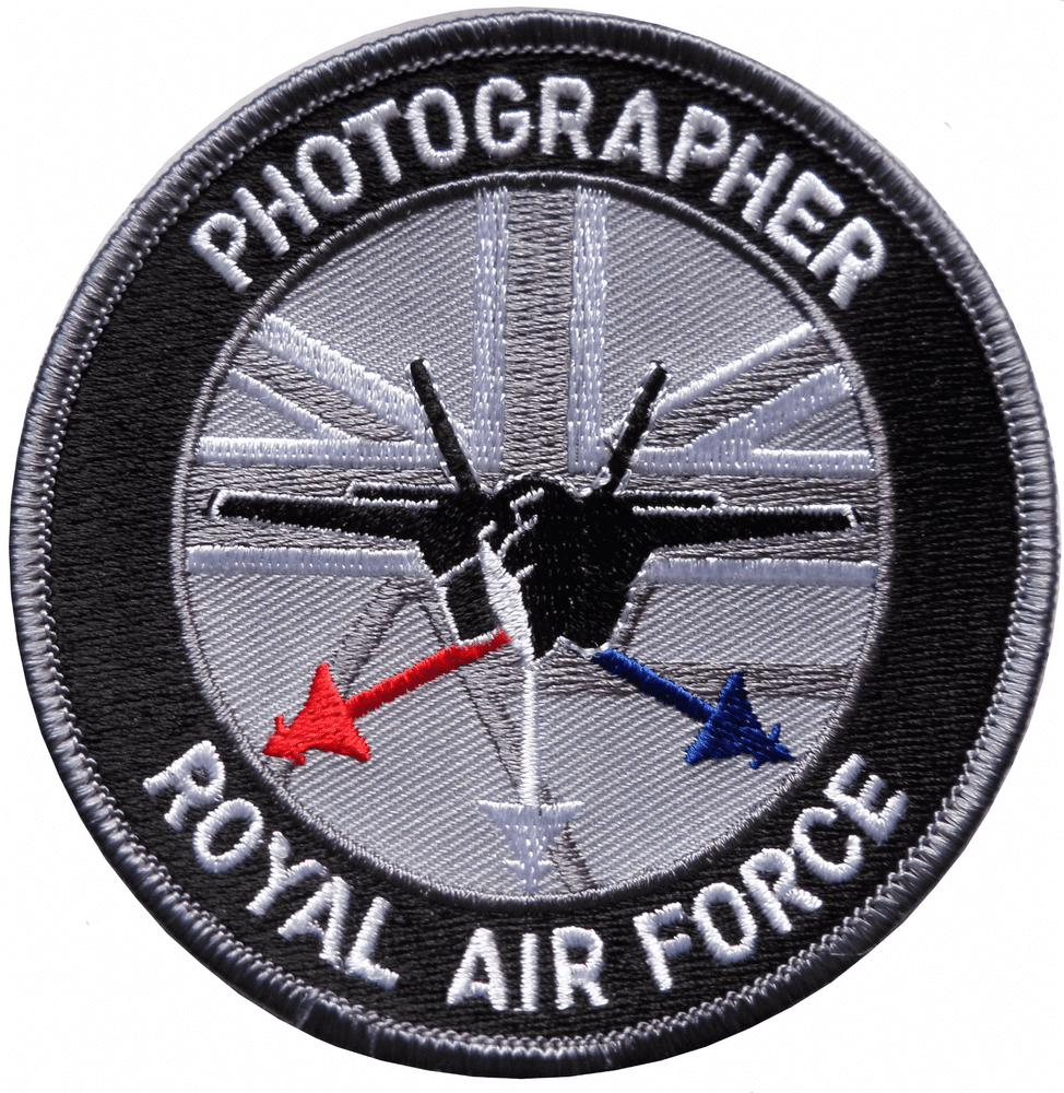Photographer Royal Air Force RAF MOD Embroidered Patch