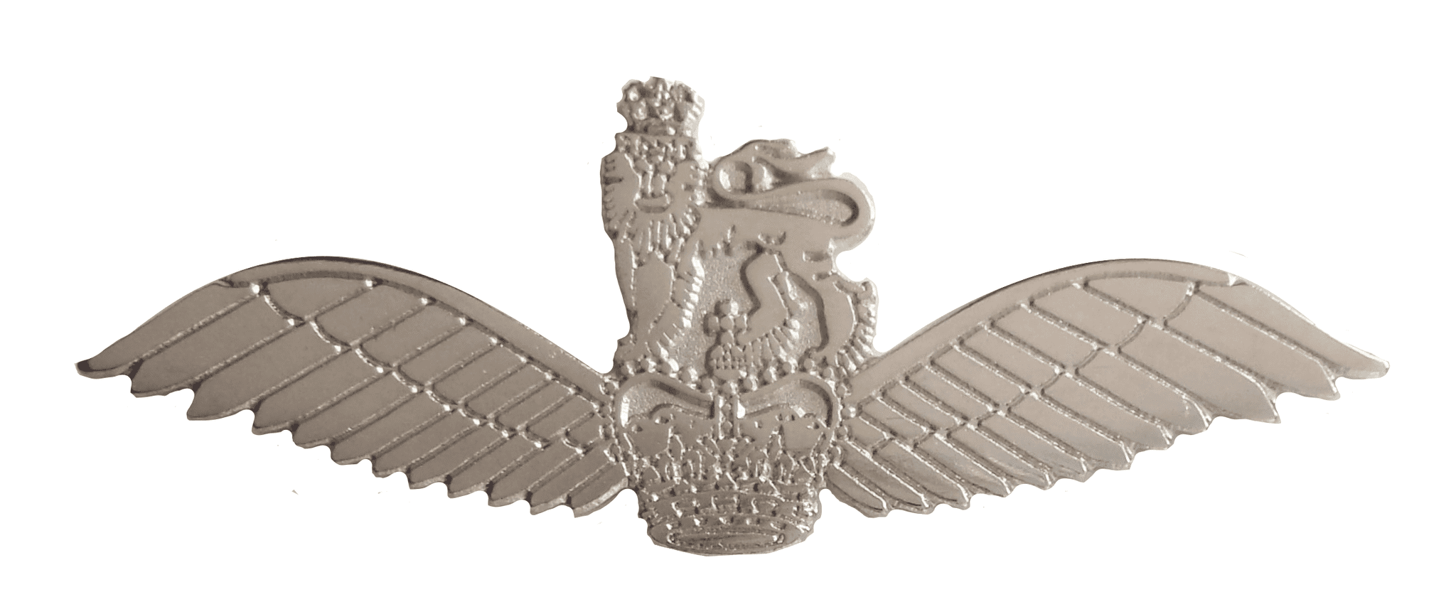 Pilot Wings British Army Air Corps AAC MOD Nickel Pin Badge / Brevet