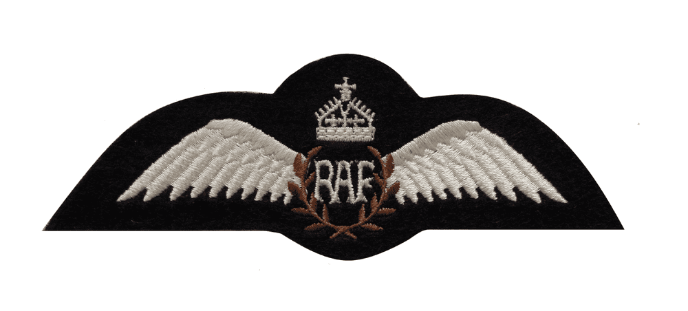 Pilot Wings Pre 1952 Royal Air Force RAF MOD Embroidered Patch