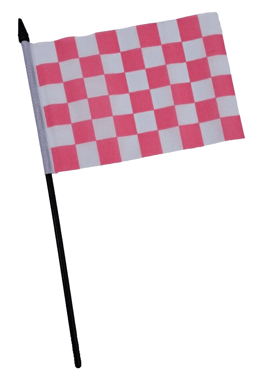 Waving Checkered Flag Pink