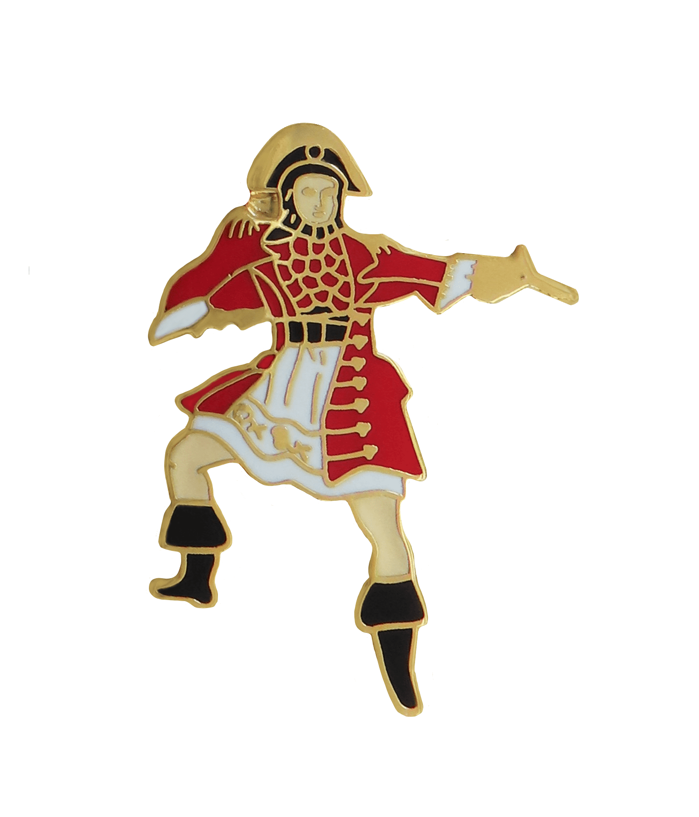 Pirate Captain Pin Badge