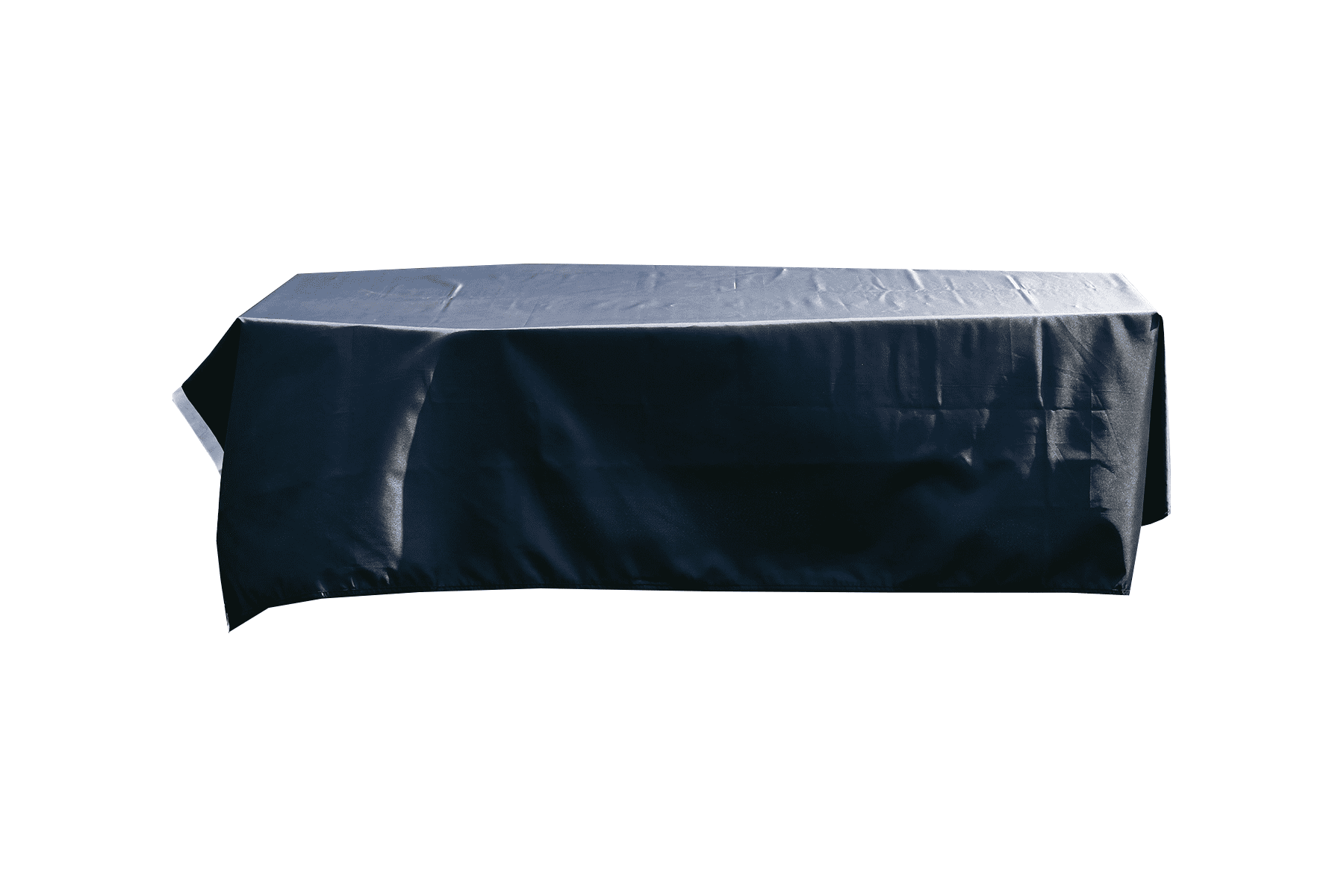 PLAIN BLACK FLAG COFFIN DRAPE