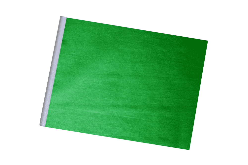Plain Green Small Craft Flag