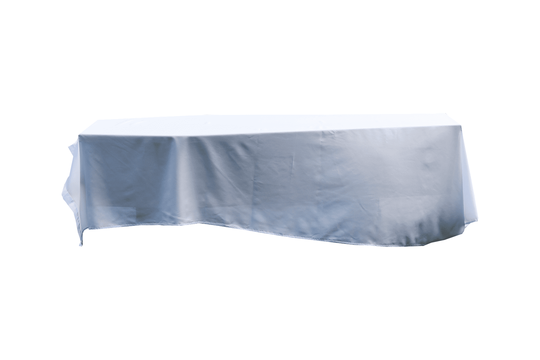 PLAIN WHITE FLAG COFFIN DRAPE
