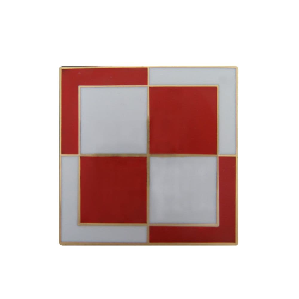 Polish Air Forces Si y Powietrzne Checkerboard Roundel Pin Badge