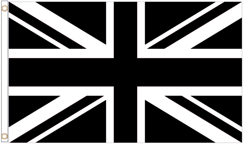 Port Vale Black and White Union Flag