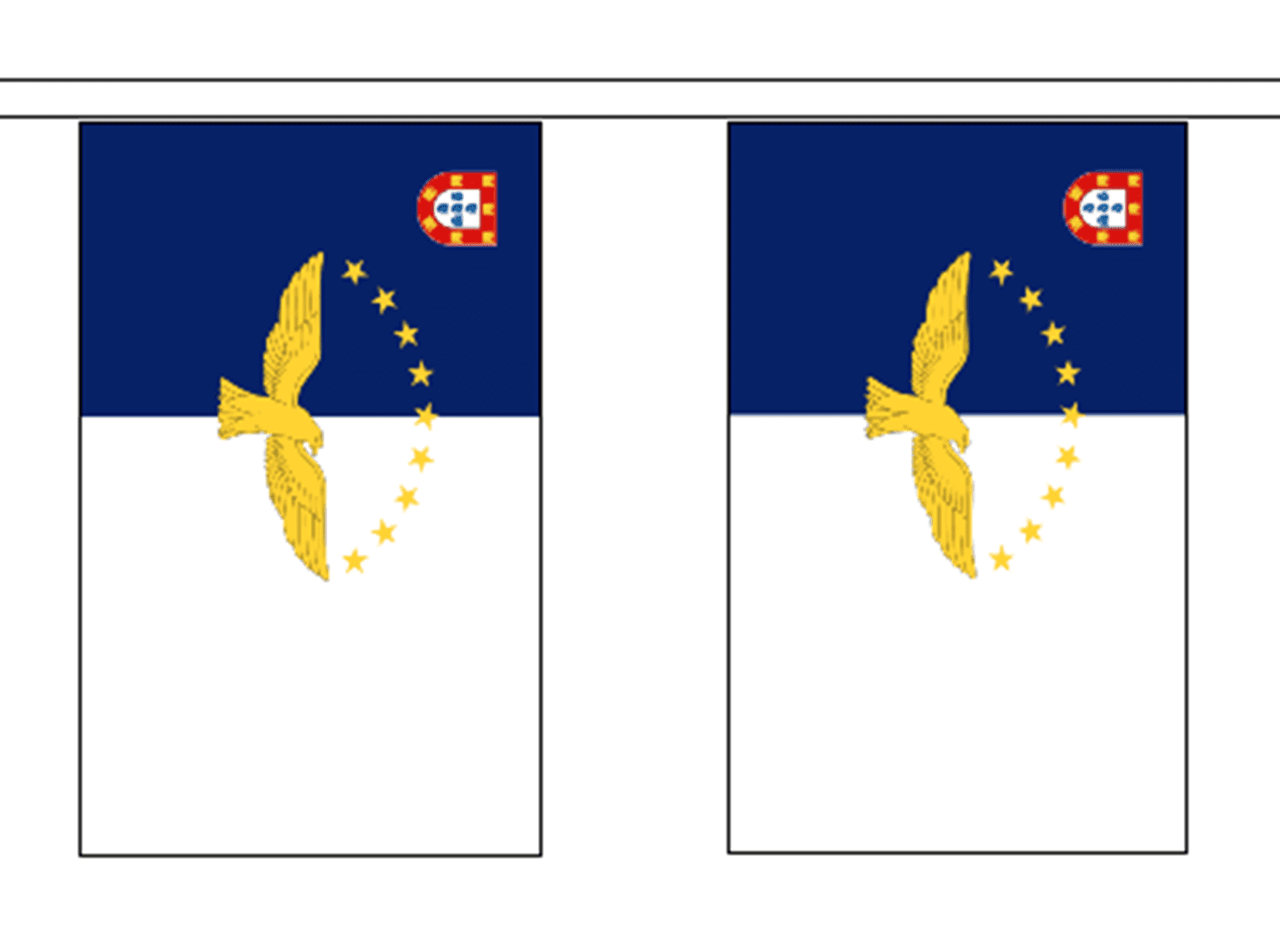 Portugal Azores Flag 5m Bunting