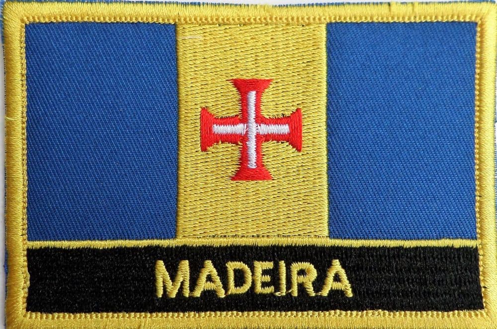 Portugal Madeira Flag Embroidered Rectangular Patch