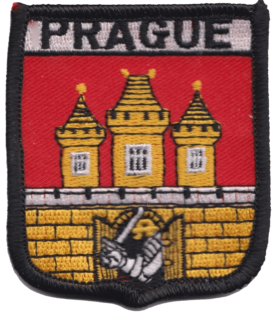 Prague Czech Republic Embroidered Patch a348