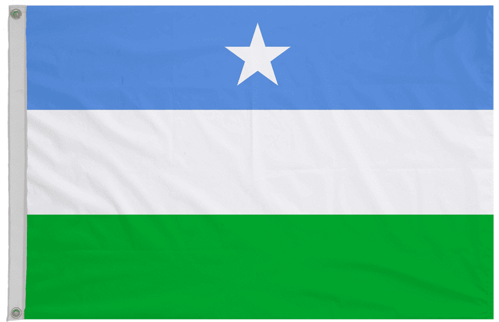 Puntland State of Somalia Flag with Eyelets