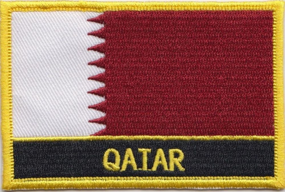 Qatar Embroidered Rectangular Patch
