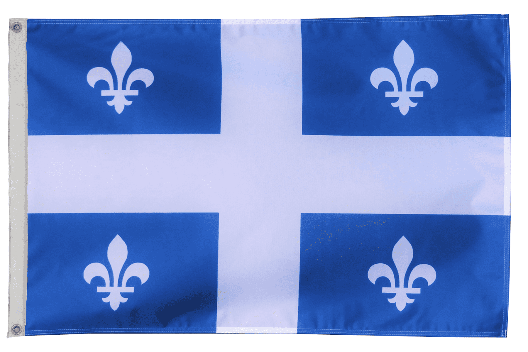 Québec Canada Flag with Eyelets