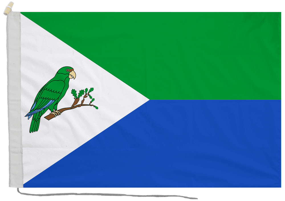 Río Grande Puerto Rico Flag with Rope & Toggle