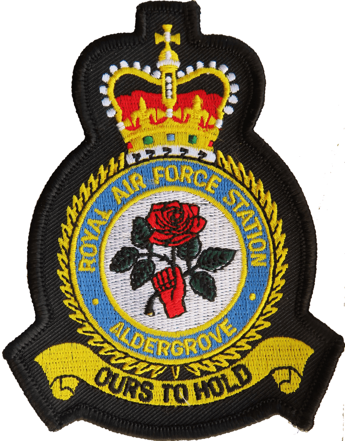 RAF Aldergrove Royal Air Force MOD Crest Embroidered Patch