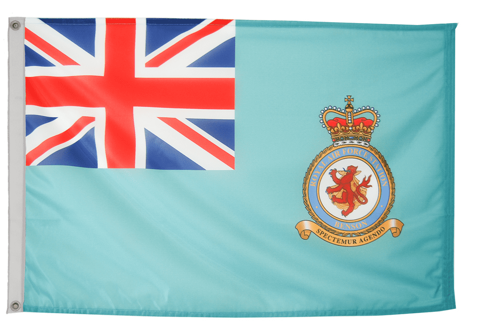 RAF Benson Royal Air Force Station Ensign Flag with Eyelets