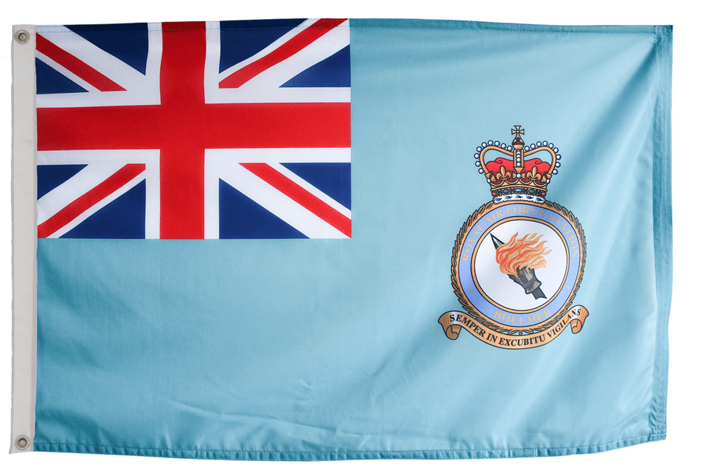 RAF Boulmer Royal Air Force Station Ensign Flag with Eyelets