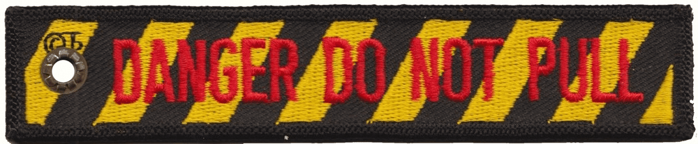 RAF Danger Do Not Pull - Emergency Use Only Double-Sided Embroidered ...