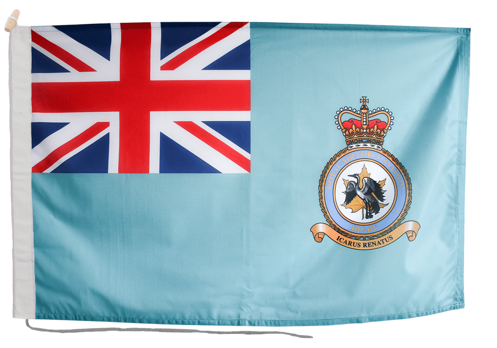 RAF Digby Royal Air Force Station Ensign Flag with Rope & Toggle