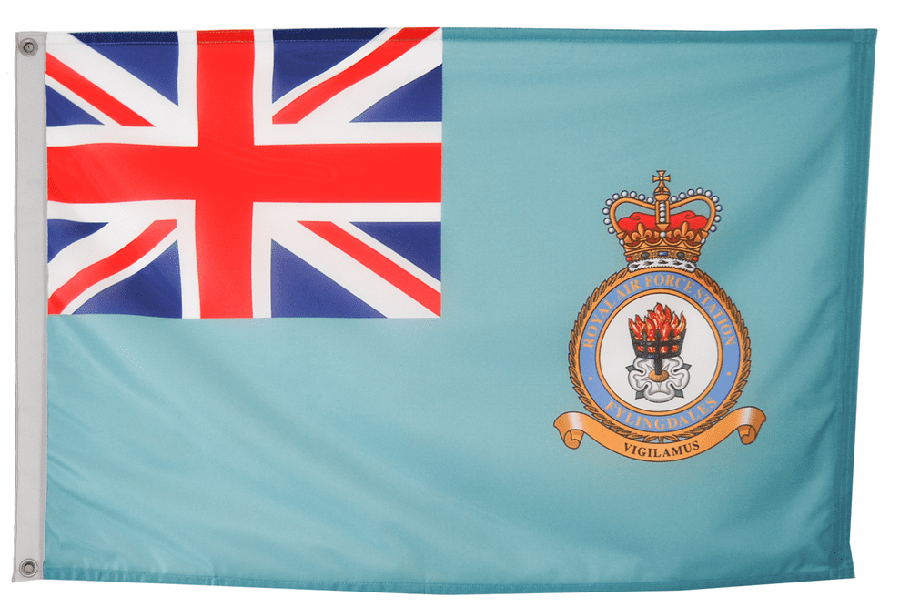 RAF Fylingdales Royal Air Force Station Ensign Flag with Eyelets
