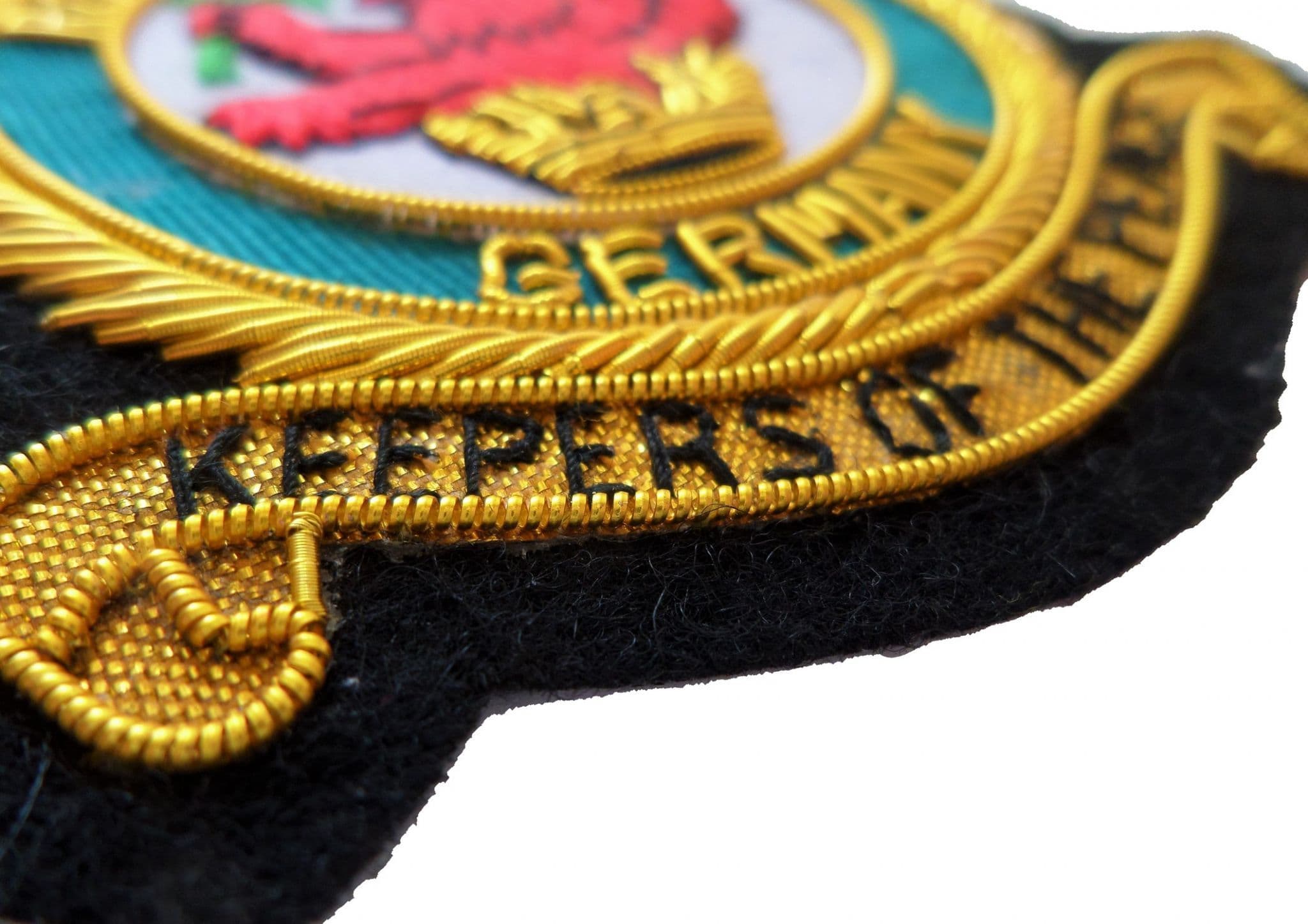 RAF Germany RAFG Command GOLD WIRED Blazer Embroidered Badge